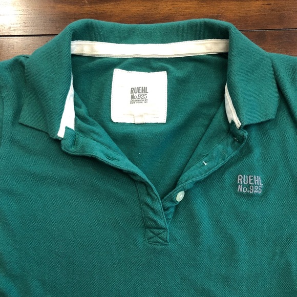 Ruehl No.925 | Tops | Rare Ruehl 925 Af Brand Emerald Green Polo | Poshmark